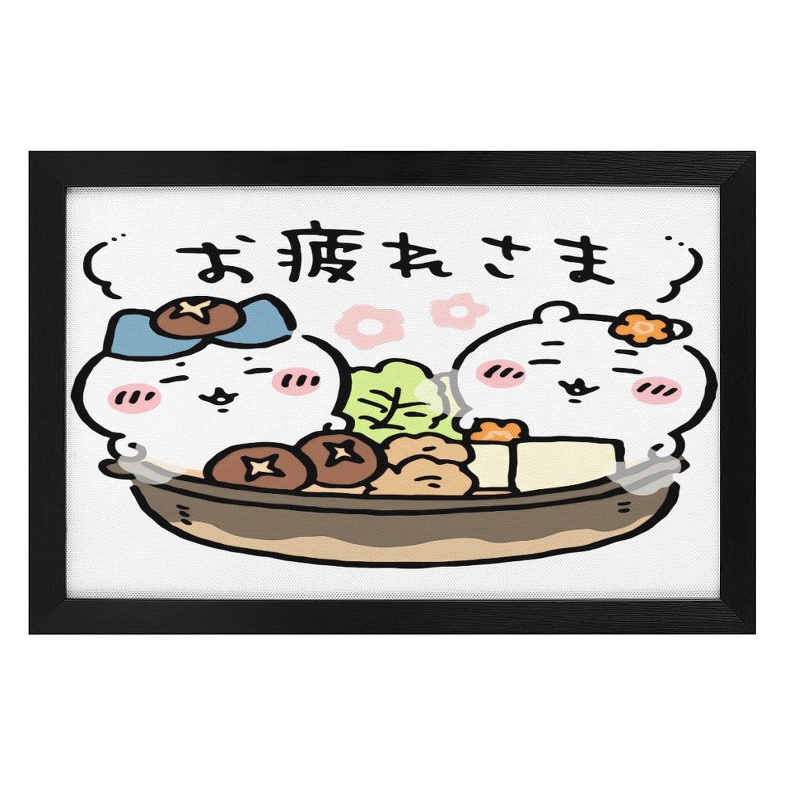 Chiikawa Plane Outer Frame Decorative Canvas Painting Wall Hanging Art ...