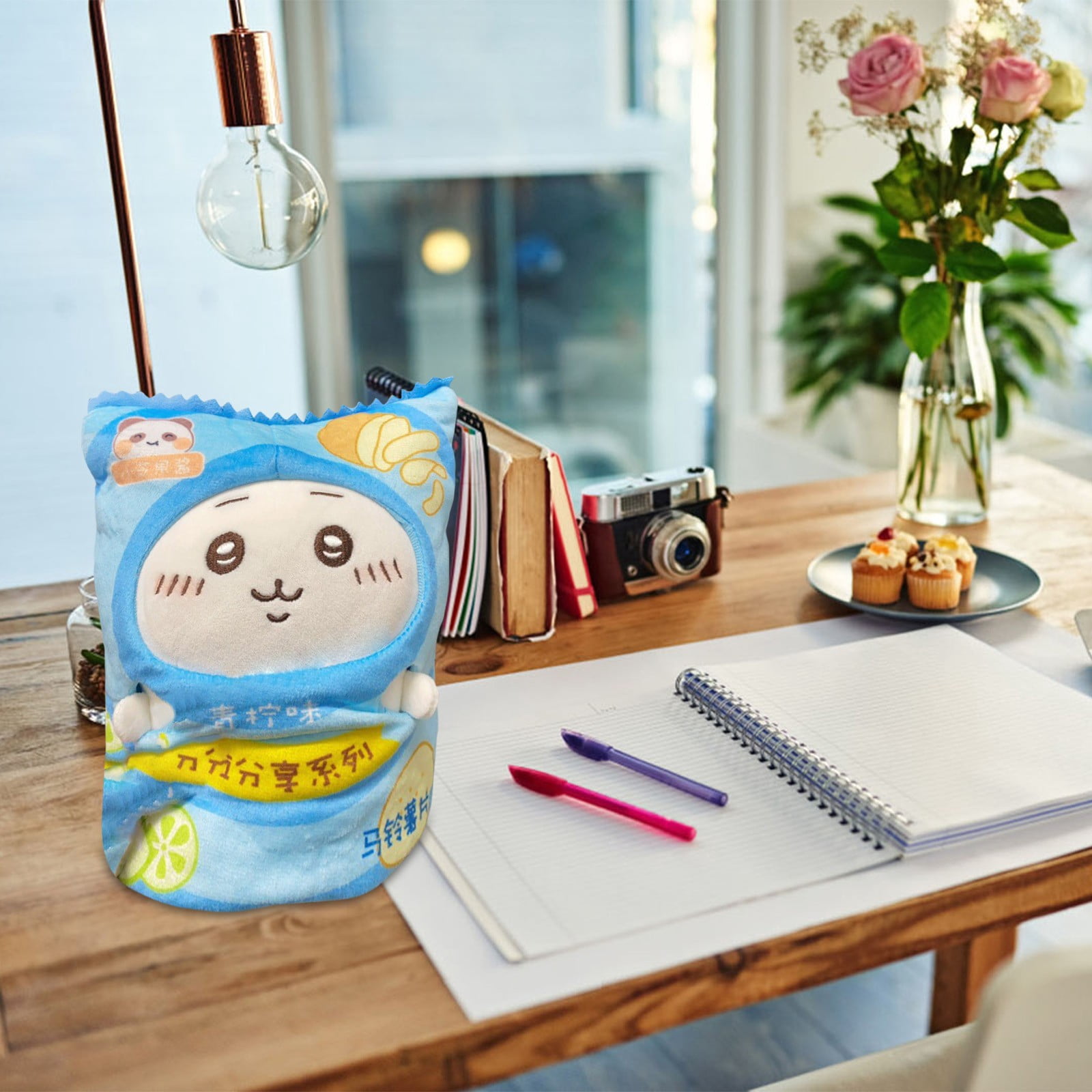 Chiikawa Plush Toy Potato Chips Bag Jiyi + Lemon Potato Chips Bag ...