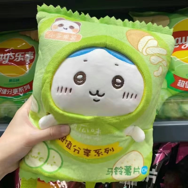 Chiikawa Plush Toy Usagi Hachi Cute Snack Bag Doll, Adorable Plushie ...