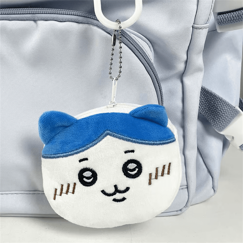 Chiikawa Plush Wallet Kawaii Usagi Hachiware Coin Wallet Headphone Data ...