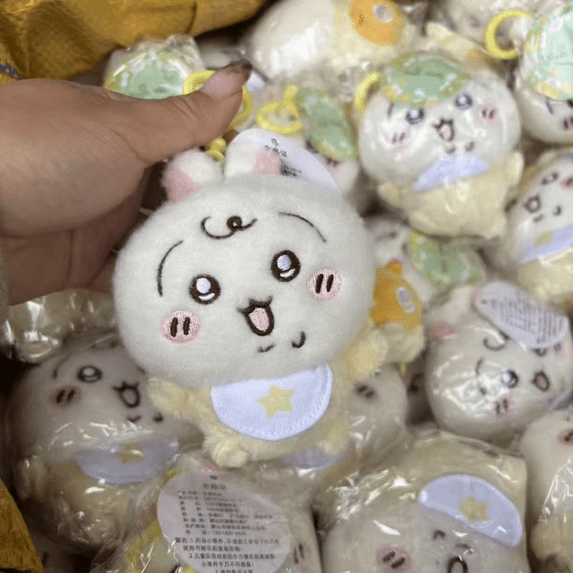 Chiikawa Series Plush Toy Cute Cartoon Stuffed Doll Keychain Kawaii ...