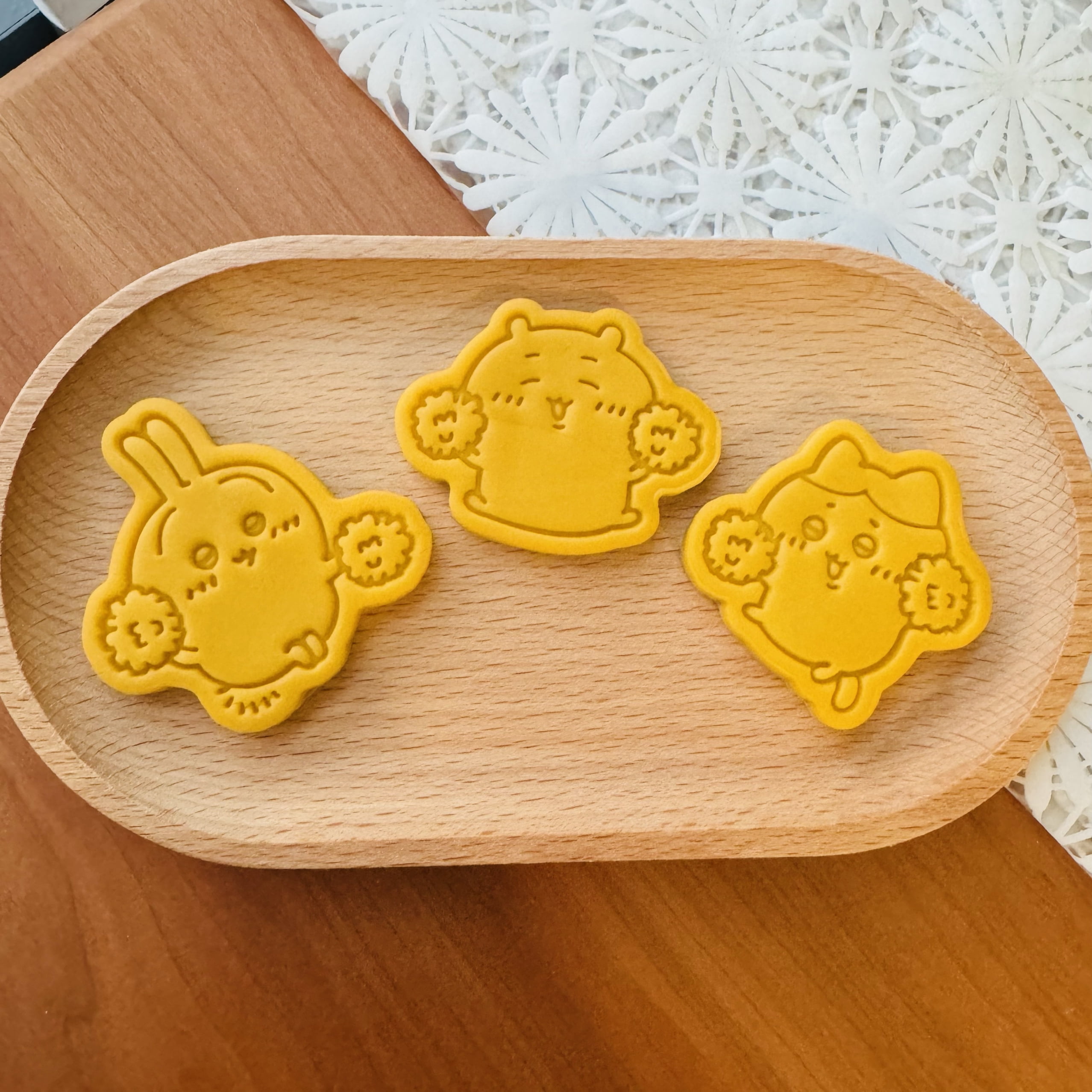 Chiikawa Series Weeding Certificate 3D Cartoon Cookie Mold Hachiware ...