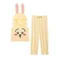 Chiikawa Sleeveless Vest and Pants Cute Homewear Usagi Nightwear ...