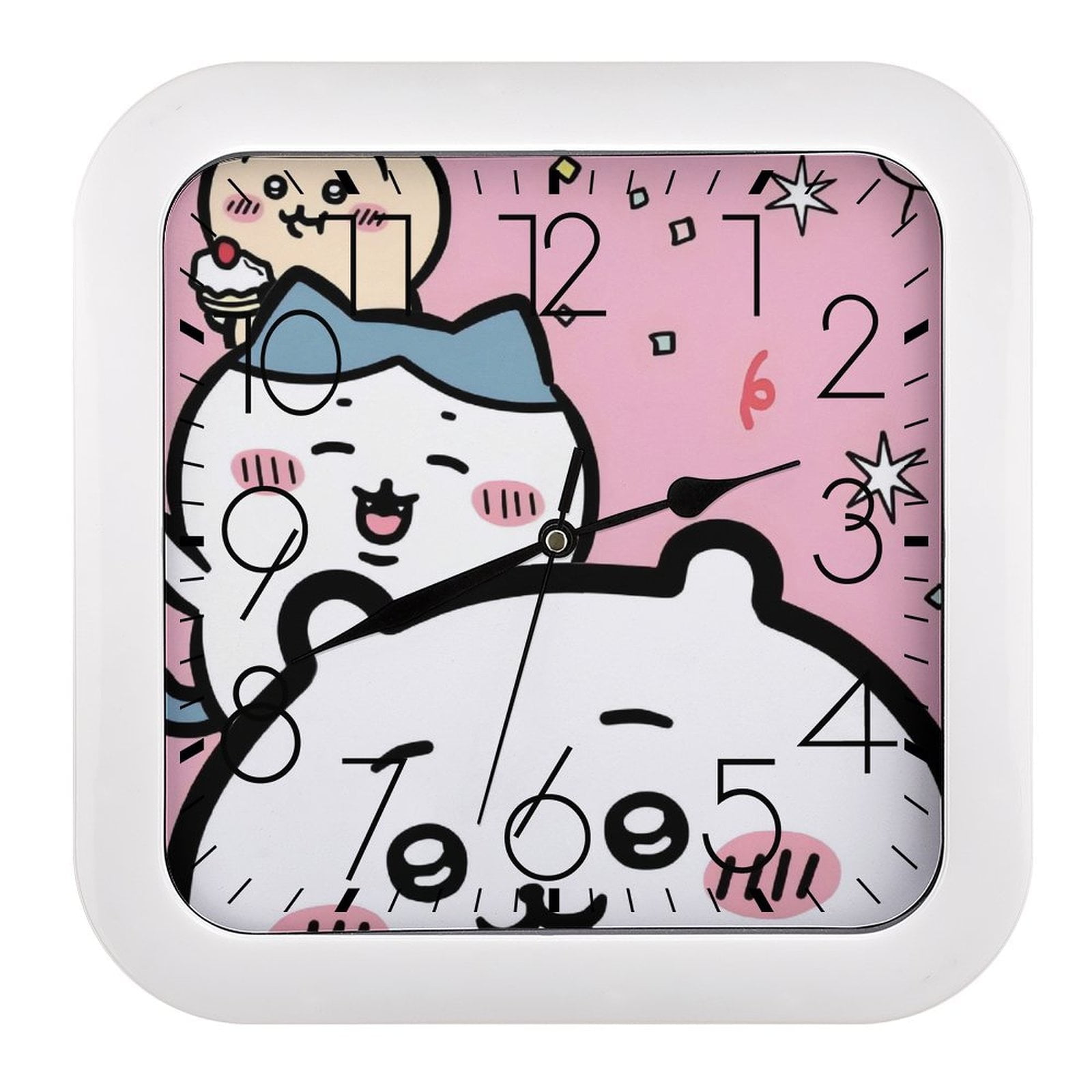 Chiikawa Square wall clock battery operated decorative - Walmart.com