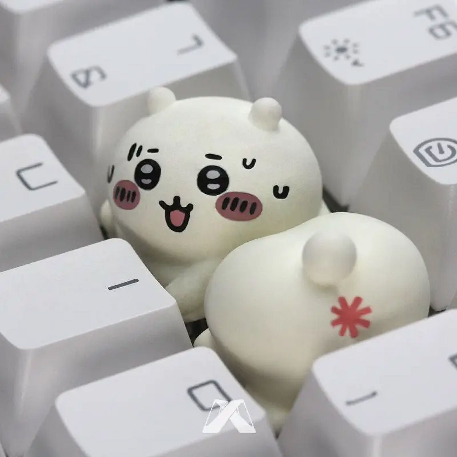 Chiikawa Squid Usagi Anime Kawaii Personalized Resin Art Keycap ...