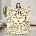 Chiikawa Toilet Blankets Fleece Awesome Soft Throw Blankets for Home ...
