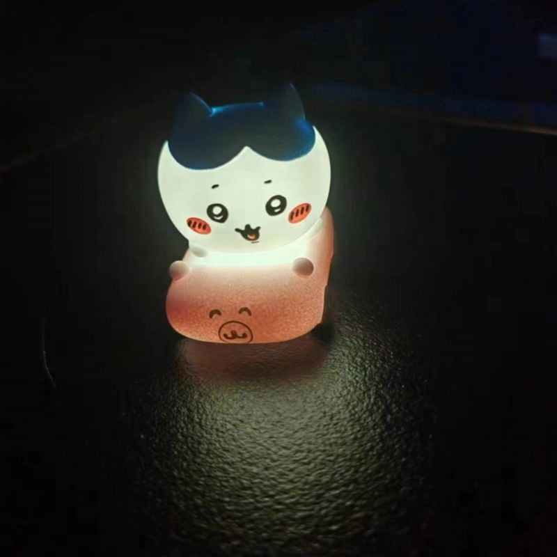 Chiikawa Usagi Cartoon Night Light Silicone Pat Light Bedroom Sleep ...