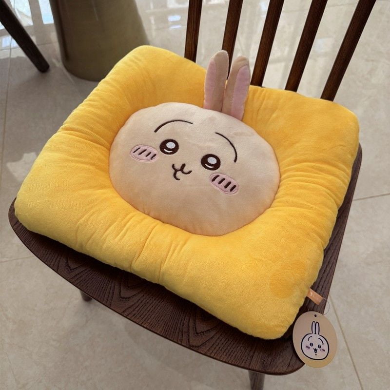 Chiikawa Usagi Hachiware Cartoon Cushion Thickened Soft Seat Pad Cute ...