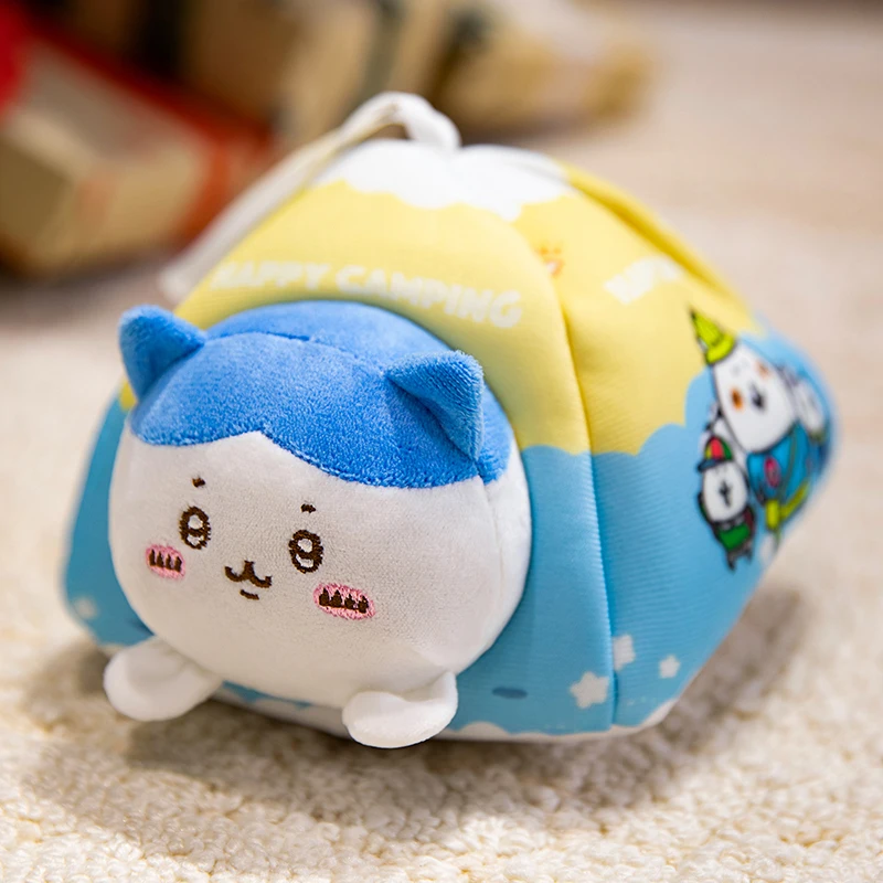 Chiikawa Usagi Pendent Keychain Plush Toy Cute Anime Tent Doughnut ...