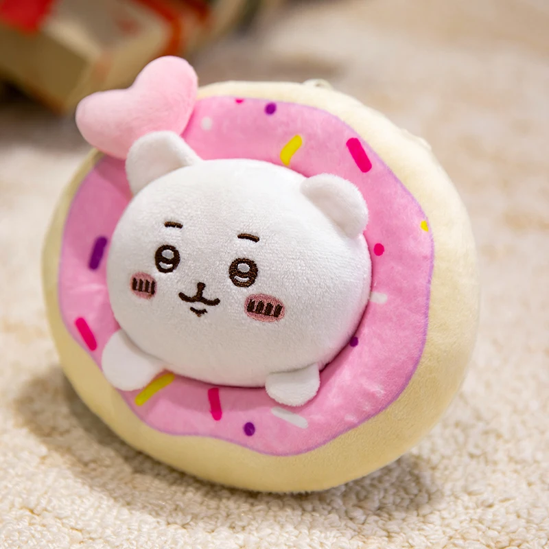 Chiikawa Usagi Pendent Keychain Plush Toy Cute Anime Tent Doughnut ...