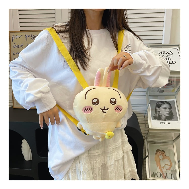 Chiikawa Usagi Plush Backpack Anime Cute Plush Doll Backpack Couple ...