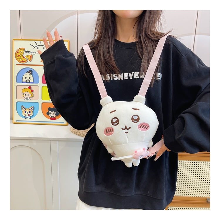 Chiikawa Usagi Plush Backpack Anime Cute Plush Doll Backpack Couple ...