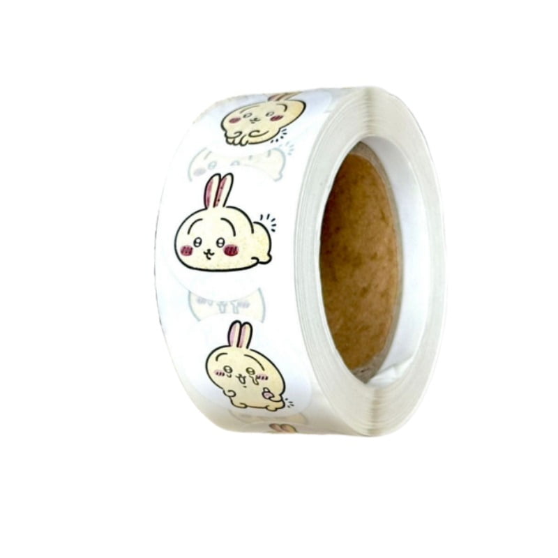 Chiikawa Usagi creative anime peripheral roll round stickers student ...