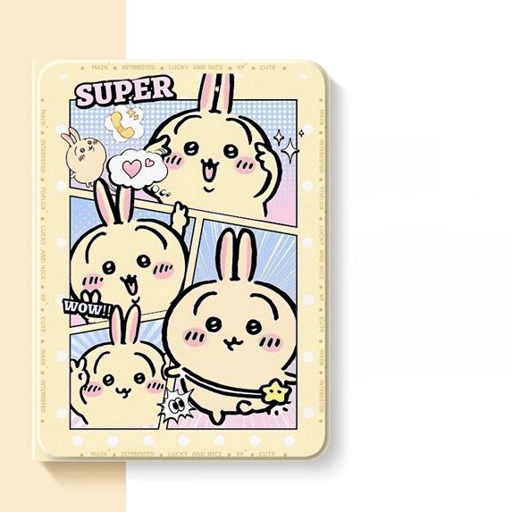 Chiikawa Usaqi 2025 A16 11th Ipad Case 10th Air4 5 10.9in 2024 Air6 Pro ...