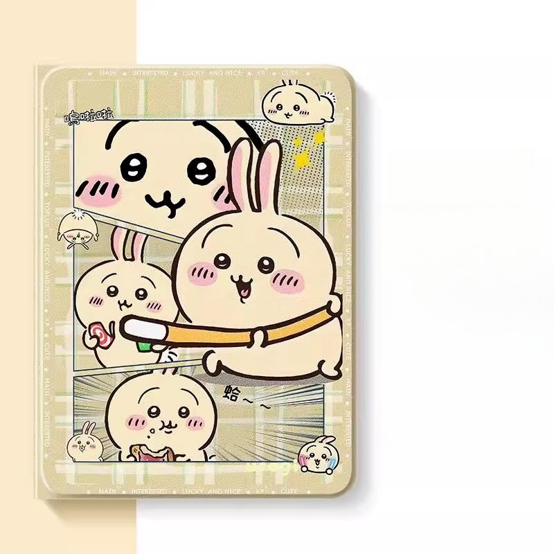 Chiikawa Usaqi 2025 A16 11th Ipad Case 10th Air4 5 10.9in 2024 Air6 Pro ...