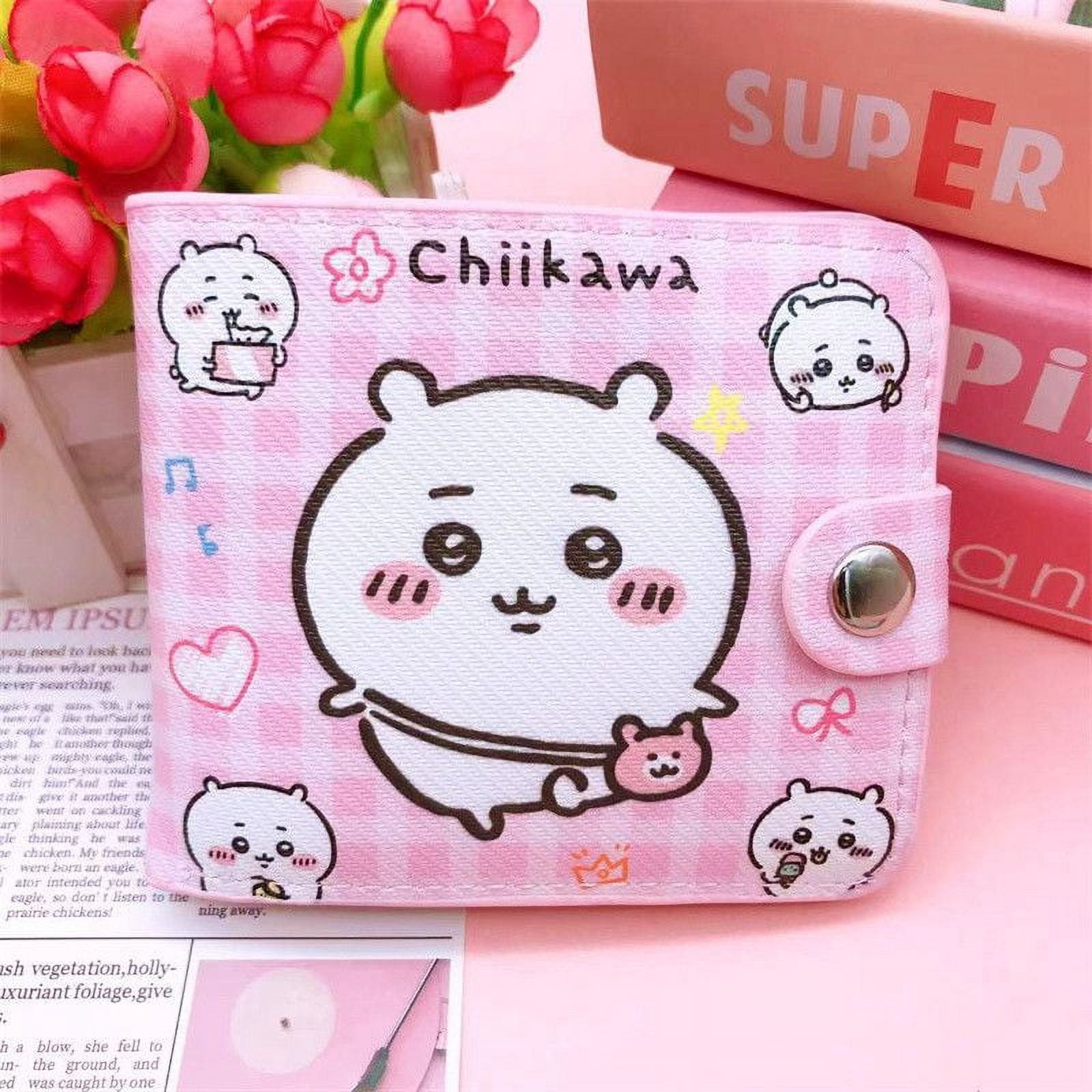Chiikawa Wallet Hachiware Cartoon Cute Character PU Short Card Coin ...
