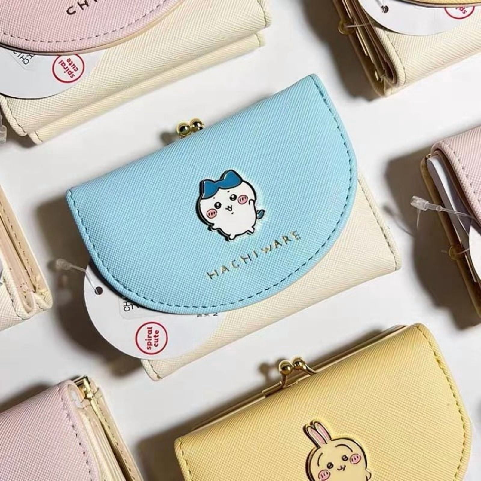 Chiikawa Wallet Usagi Cartoon Cute Character Short Buckle Change Card ...