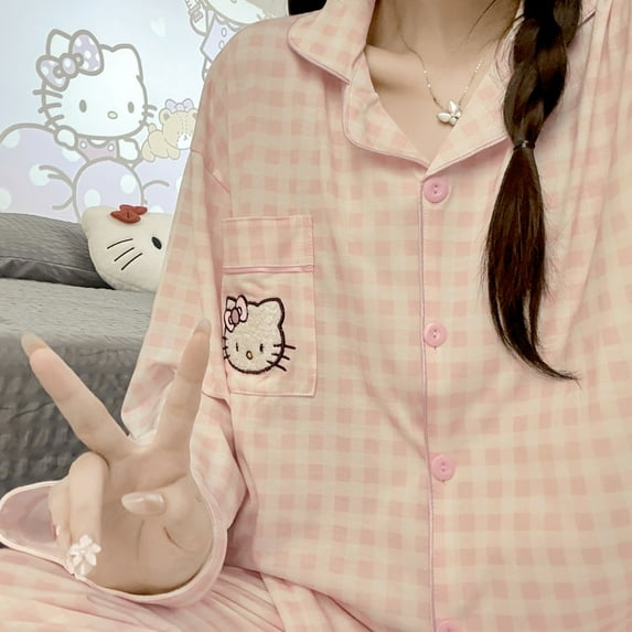 Chiikawa Women Pajamas Anime Cartoon Style Home Wear Fashion ...