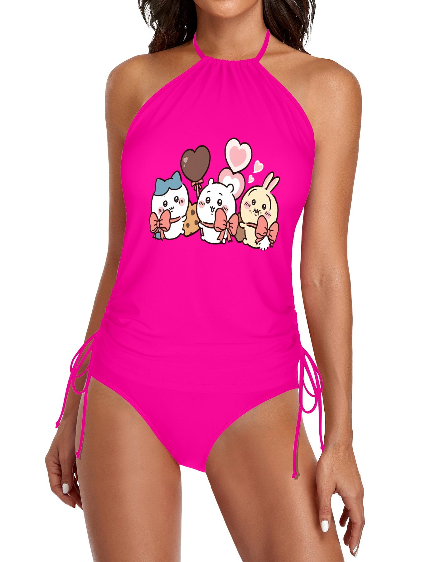 Chiikawa Women's Two-Piece Detachable Bra And Panties Swimsuit Set ...