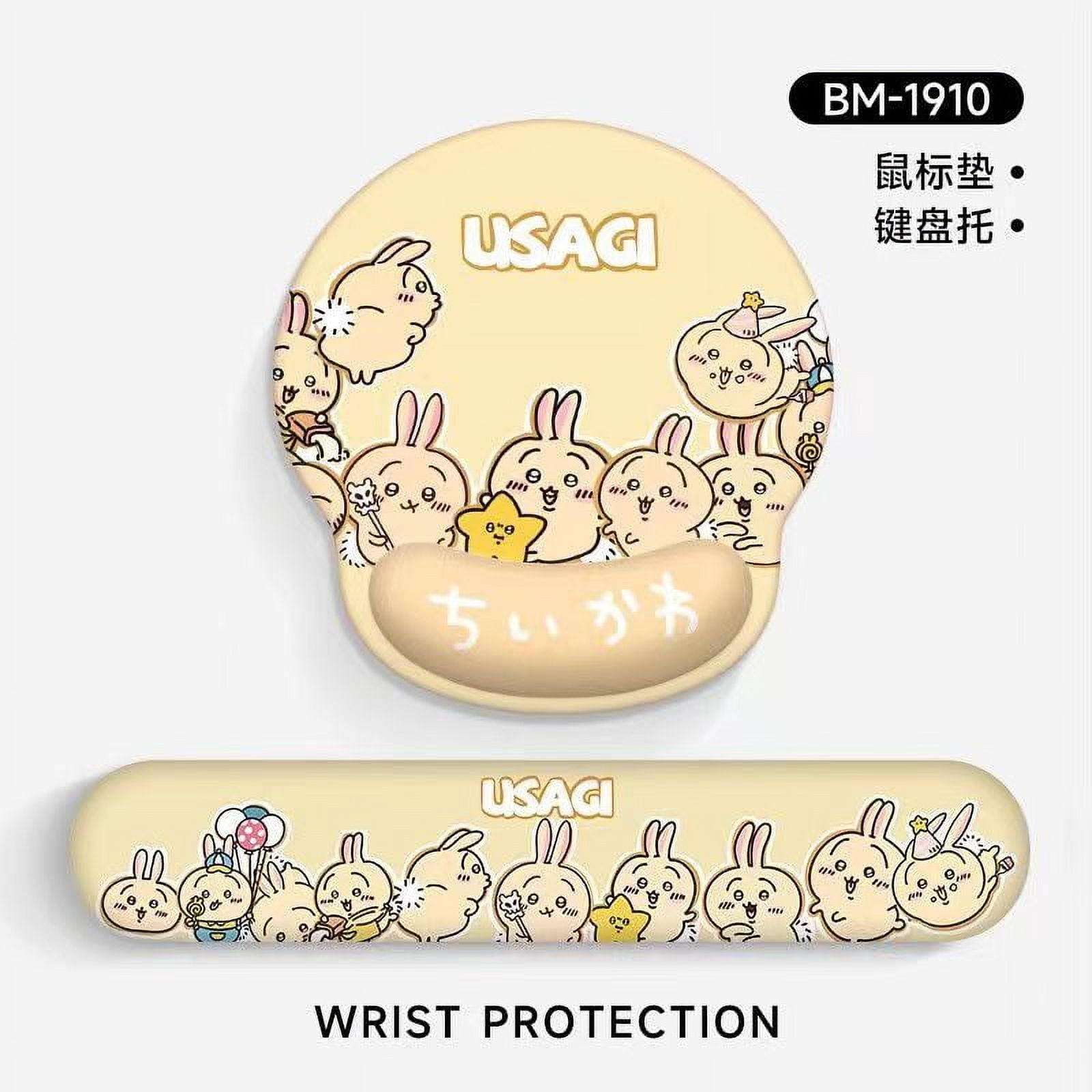 Chiikawa Wrist Mouse Pad for Women Cartoon Cute Usaki Jiyi Wrist Pad ...