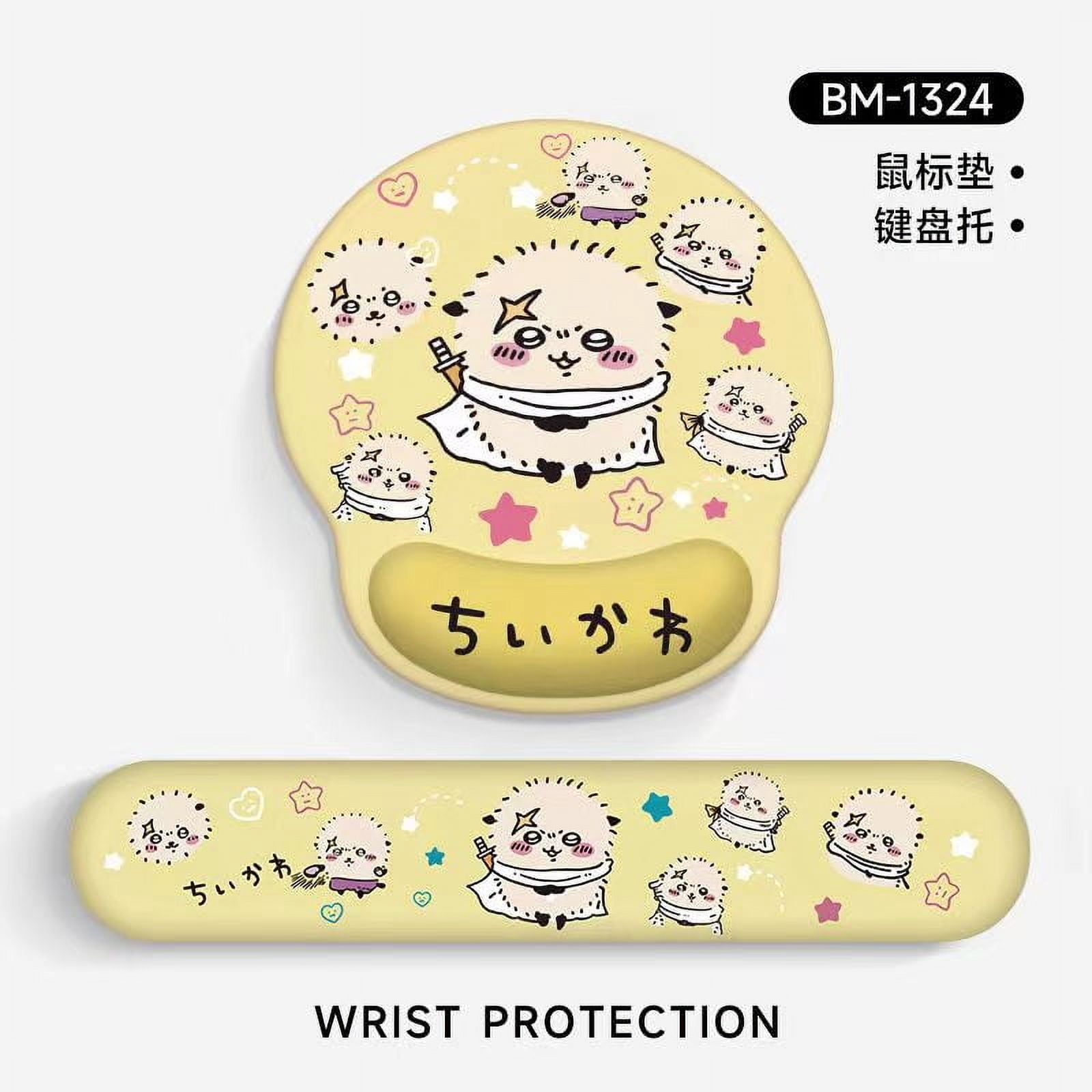 Chiikawa Wrist Mouse Pad for Women Cartoon Cute Usaki Jiyi Wrist Pad ...