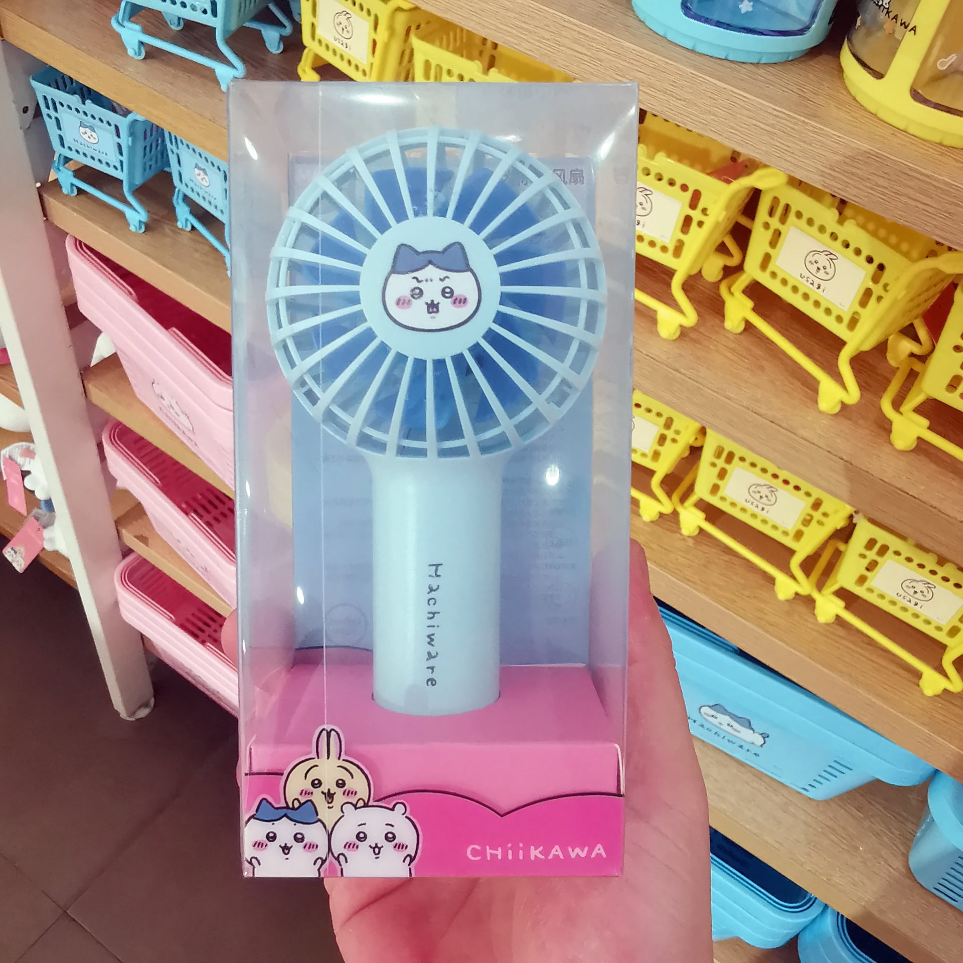 Chiikawa series Mini fan Handheld fan portable compact portable USB ...