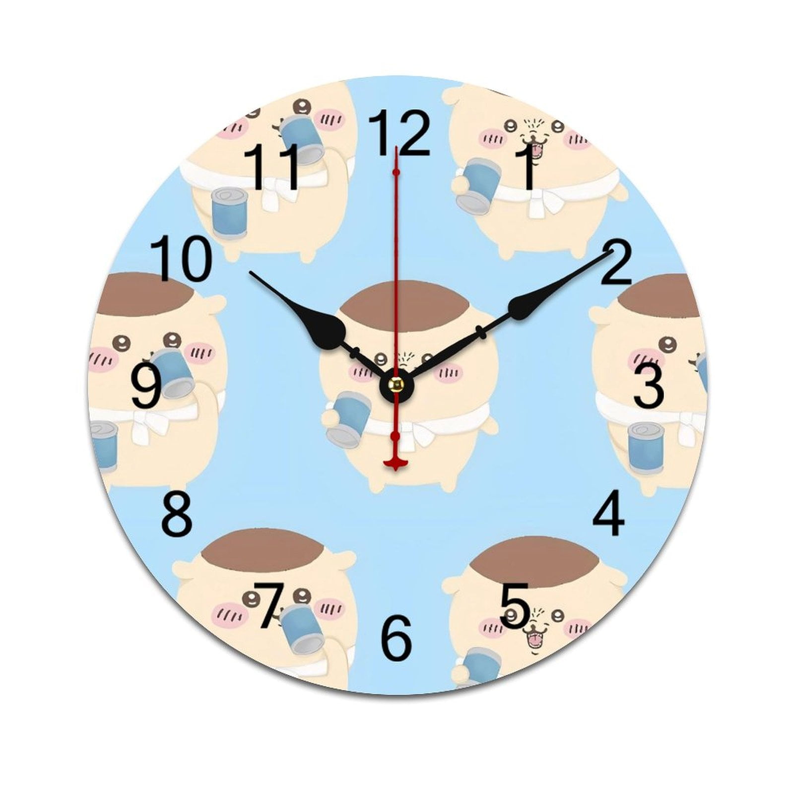 Chiikawa wall clocks battery operated decorative 30cm/11.8in - Walmart.com