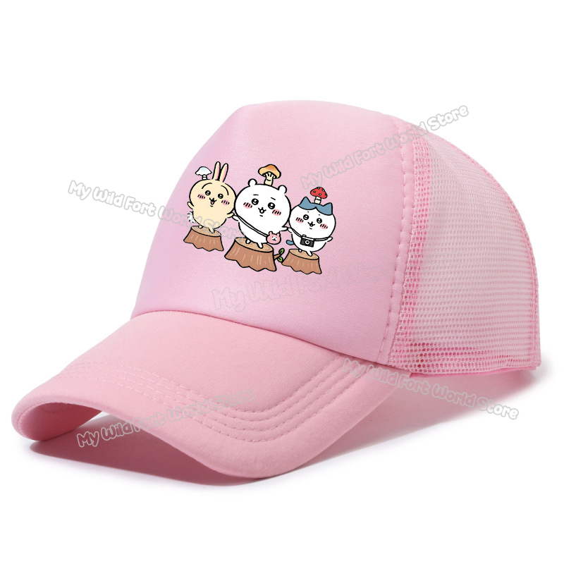 Chiikawas Baseball Cap for Women Hachiware Usagi Sunhat Adult Summer ...