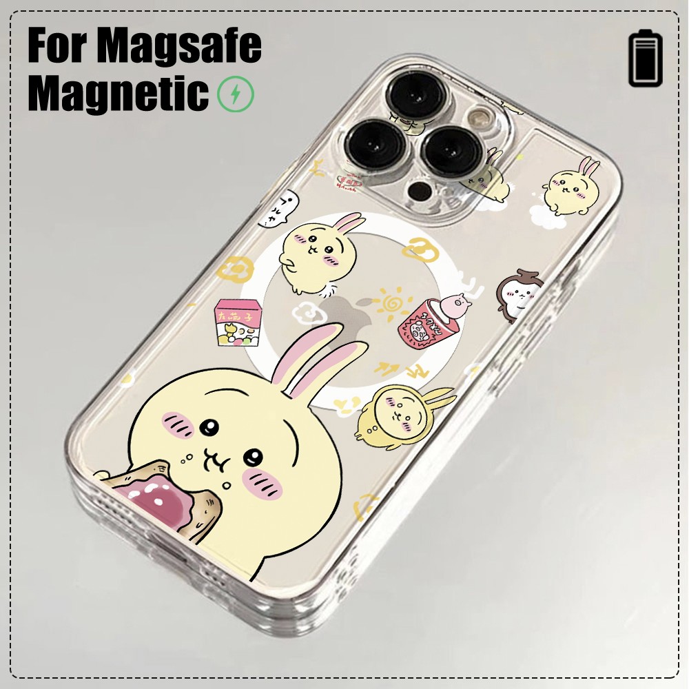 Chiikawas Hachiwares Usagi For Magesafe Magnetic Phone Case for iPhone ...