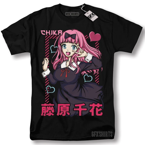 Chika Fujiwara Kaguya sama Love Is War Shirt Anime Manga Waifu Graphic ...