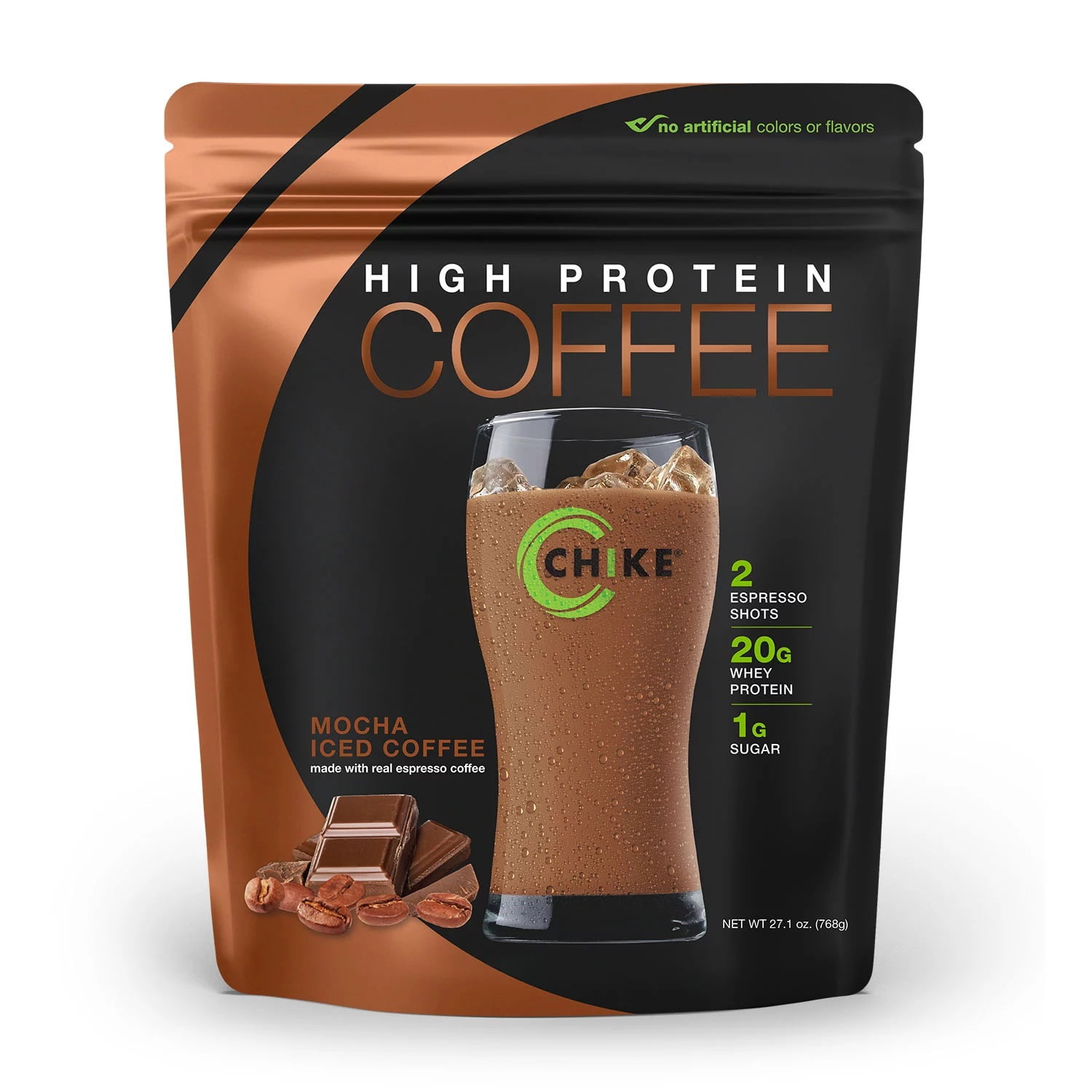 Chike High Protein Iced Coffee, Mocha, 20g Whey Protein, 27.1 Ounce ...
