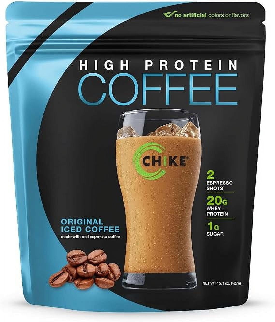 Chike Nutrition High Protein Iced Coffee Original -- 15.1 oz - Walmart.com