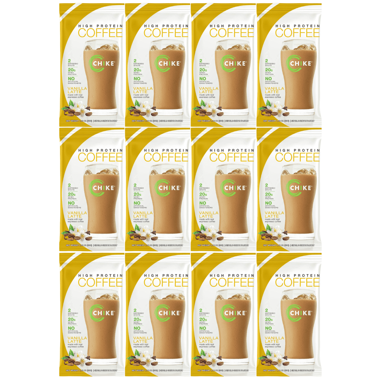 Chike Nutrition Natural High Protein Iced Coffee Single Packets ...