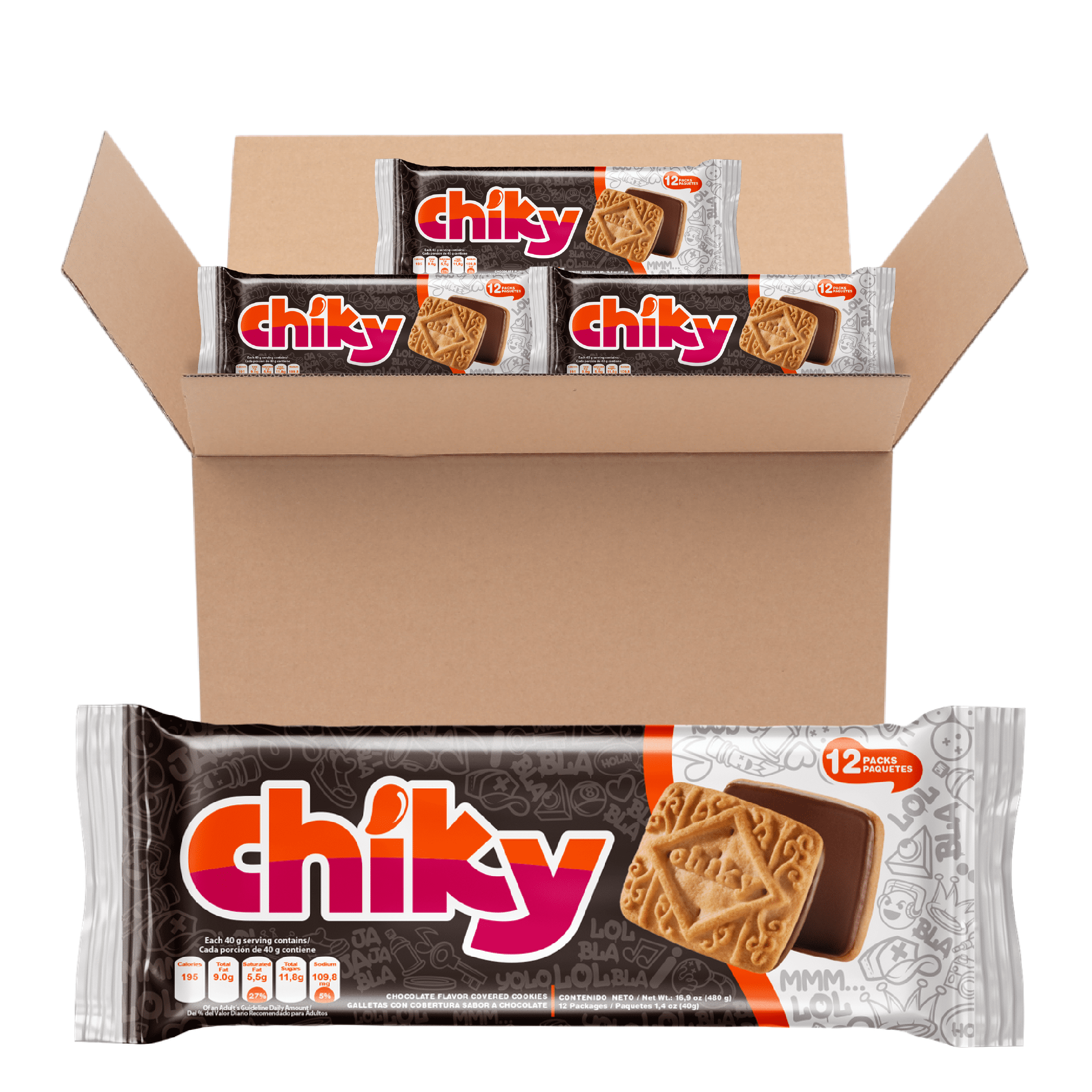 Chiky Chocolate Cookies, 16.9 Oz, Pack of 3 - Walmart.com
