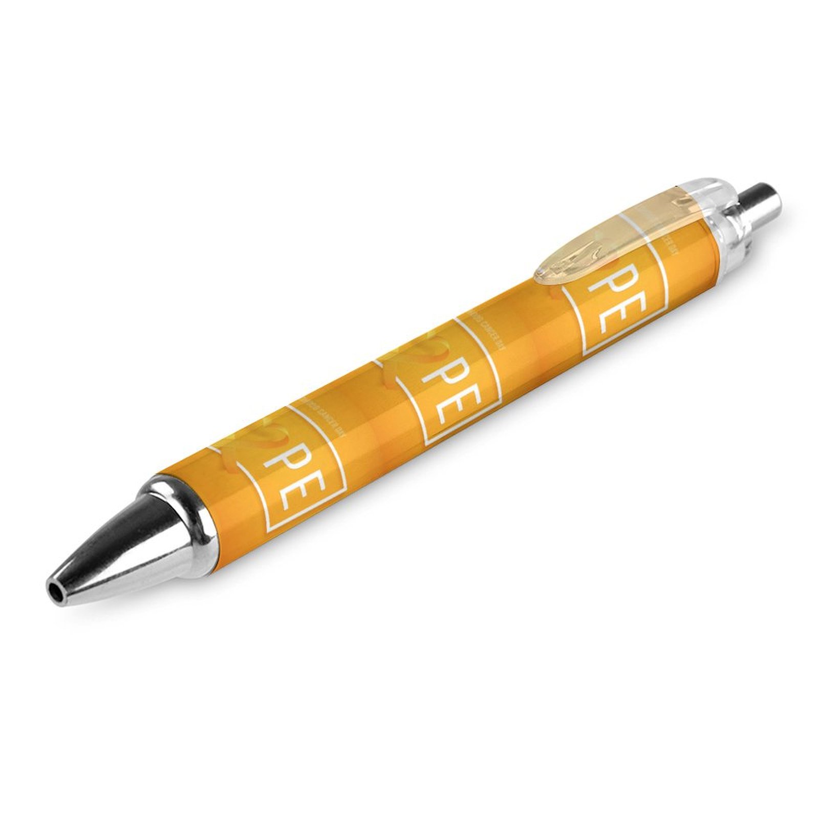Chil-d-hood Cancer Awareness Month Ballpoint Pen Retractable Pens Black ...