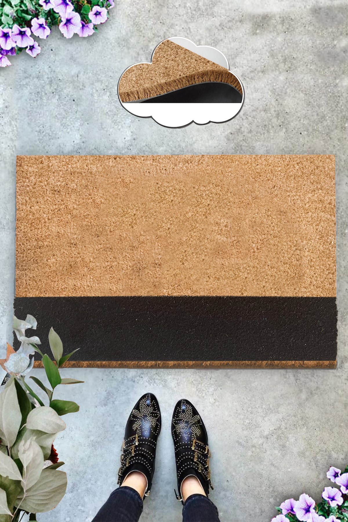 Chilai - Jada - Multicolor Coco Doormat - Walmart.com