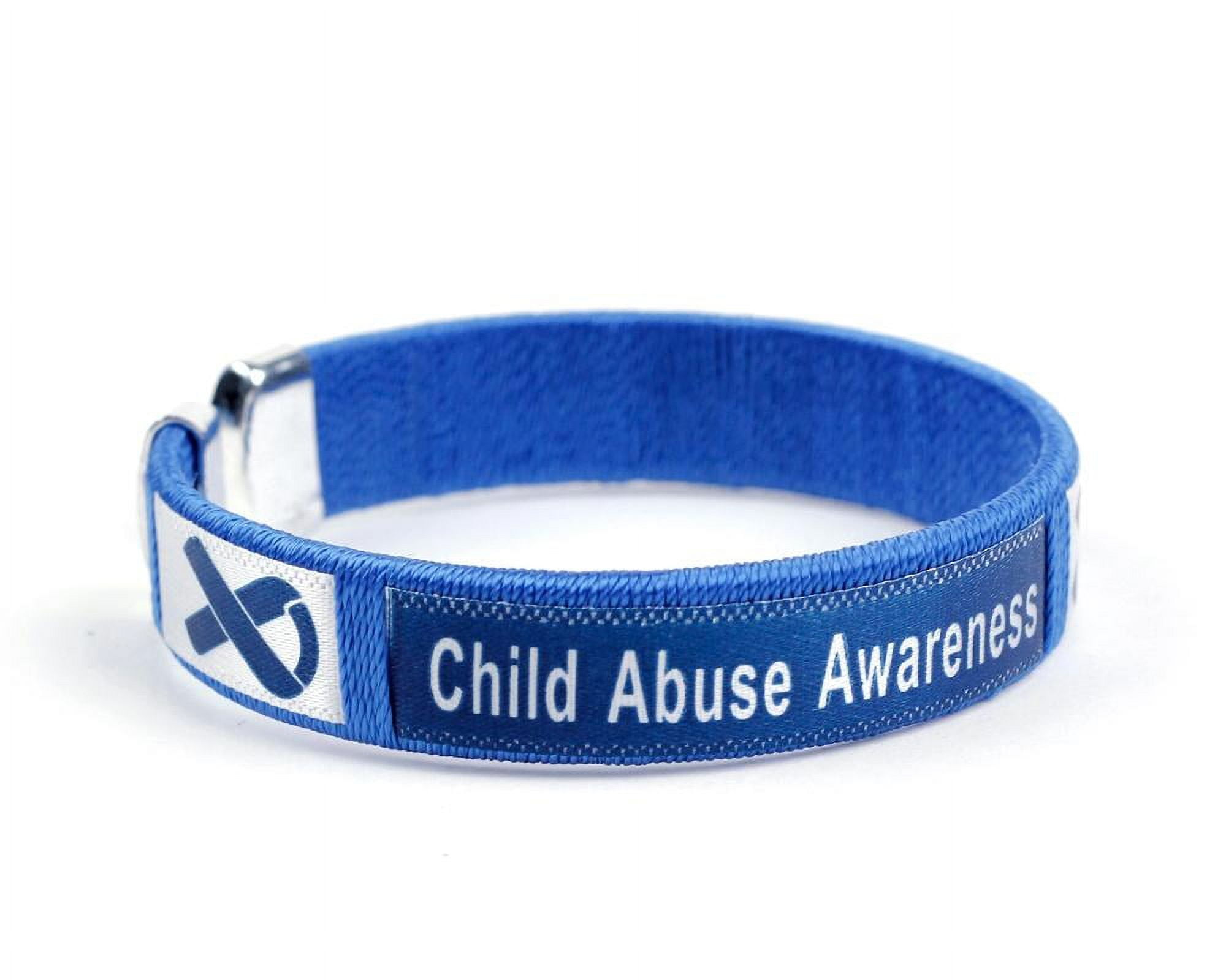 Child Abuse Awareness Bangle Bracelets - Walmart.com