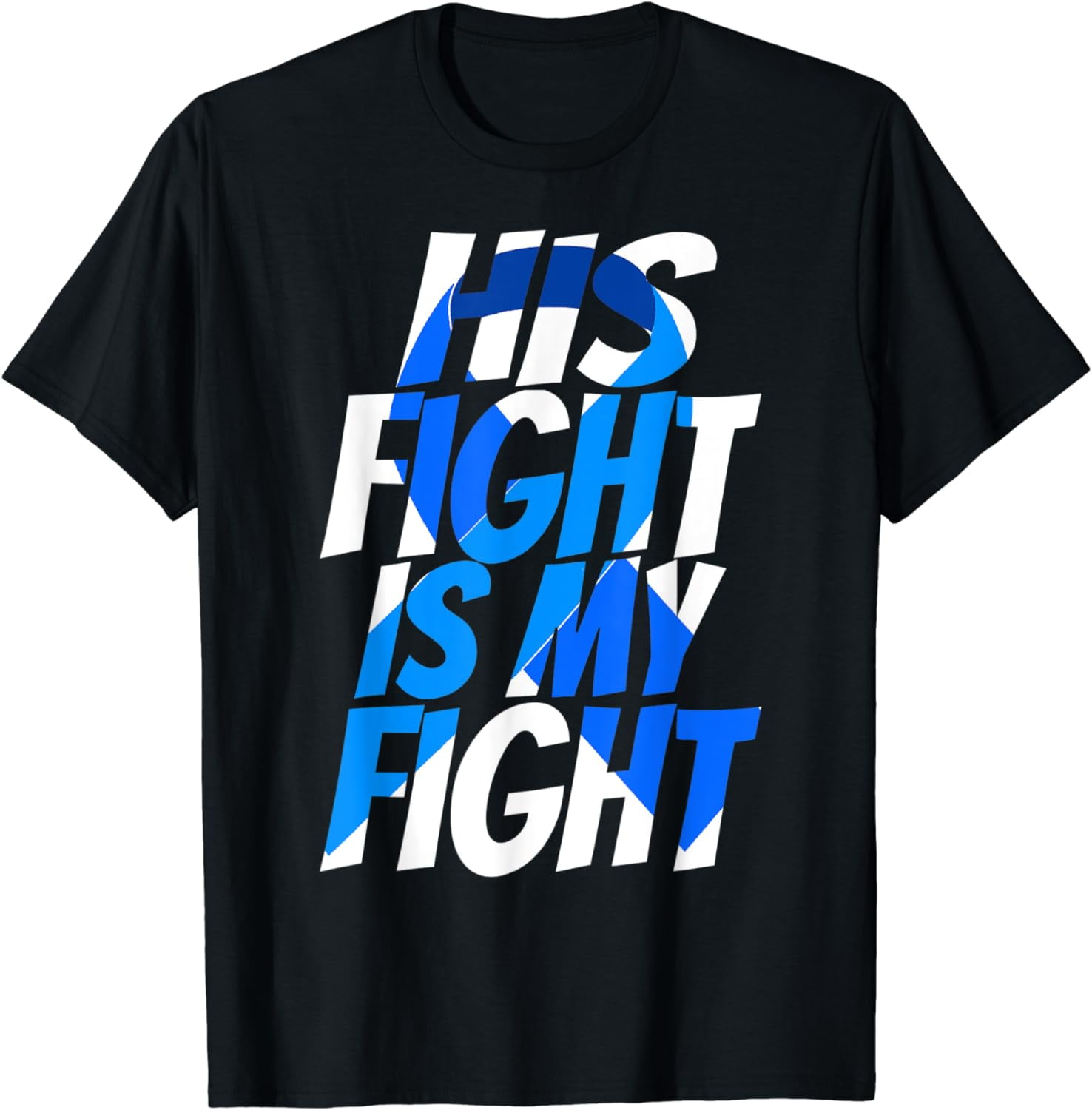 Child Abuse Awareness Shirts For Him Blue Ribbon Shirt - Walmart.com