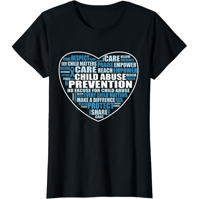 Child Abuse Prevention Awareness Costume Blue Ribbon T-Shirt - Walmart.com