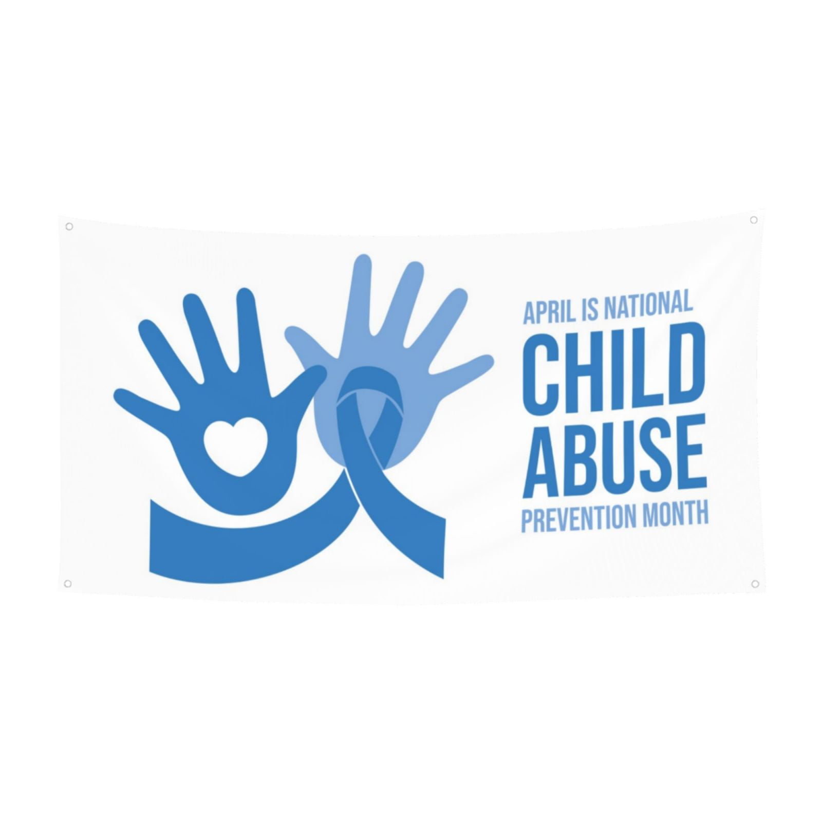 Child Abuse Prevention Awareness Month Banner Backdrop Porch Sign 35 x ...