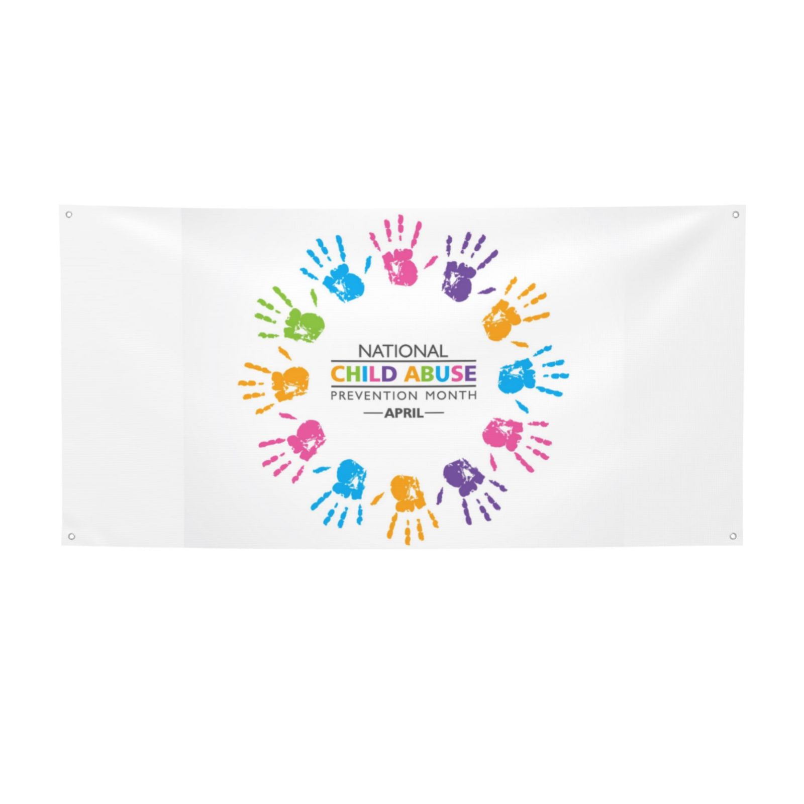 Child Abuse Prevention Awareness Month Banner Backdrop Porch Sign ...
