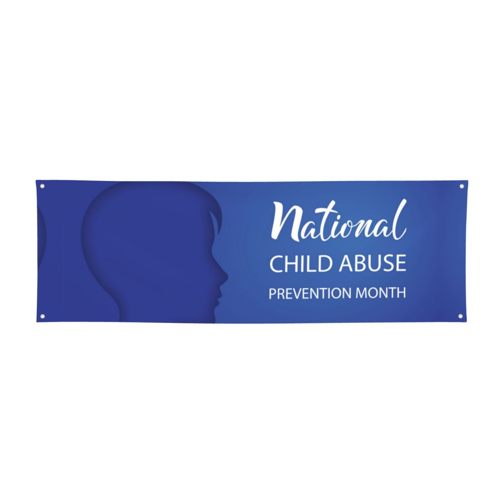 Child Abuse Prevention Awareness Month Banner Festive Single Sided ...