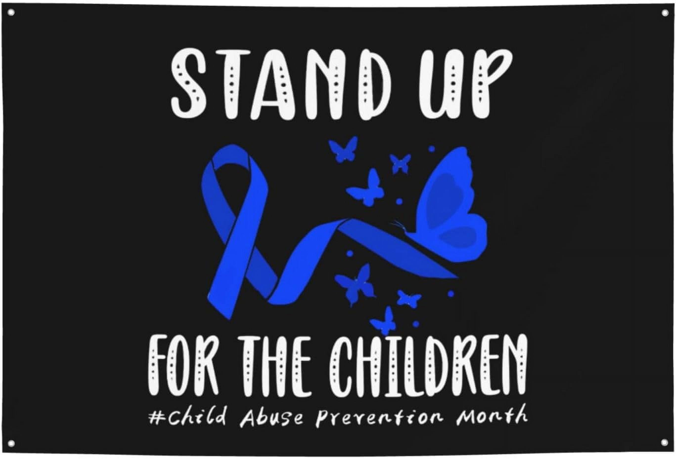 Child Abuse Prevention Awareness Month Banner Party Backdrop Holiday ...
