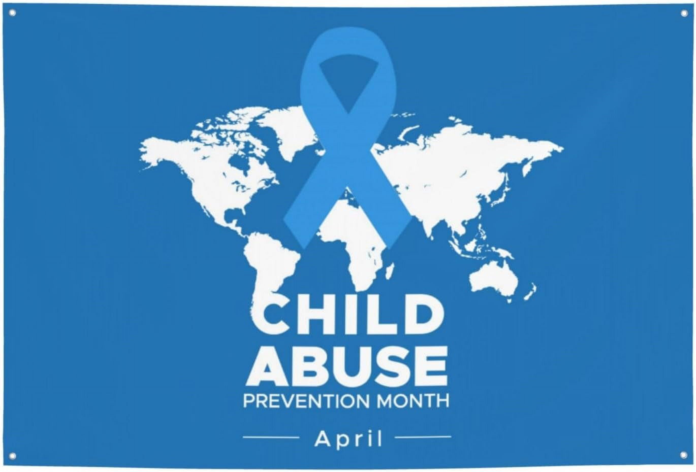 Child Abuse Prevention Awareness Month Banner Party Backdrop Holiday ...