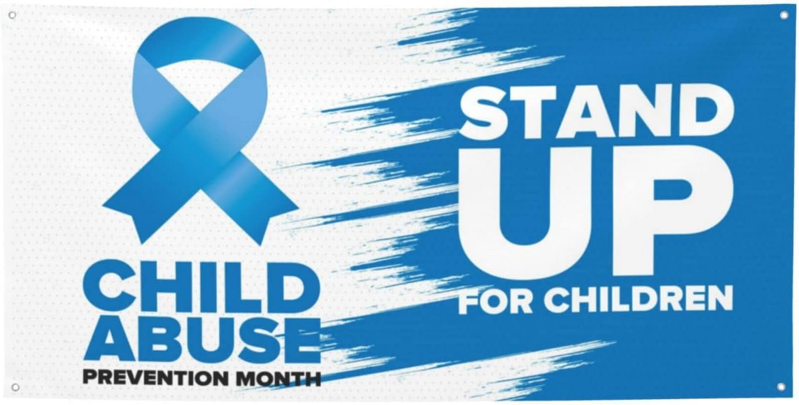 Child Abuse Prevention Awareness Month Banner Yard Outdoor Party ...
