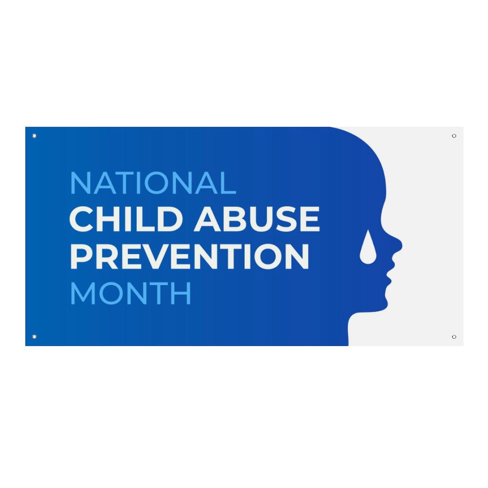 Child Abuse Prevention Awareness Month Banners Flag Hanging Backdrop ...