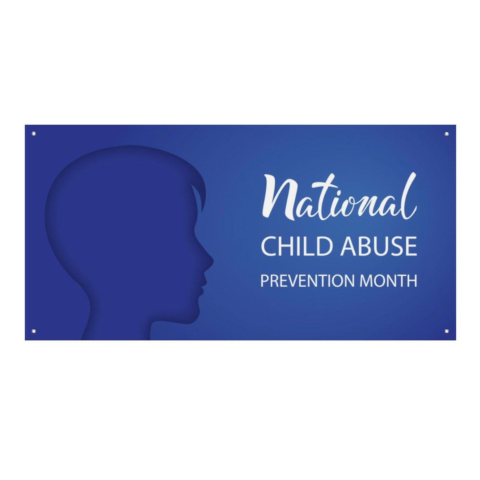 Child Abuse Prevention Awareness Month Banners Flag Hanging Backdrop ...