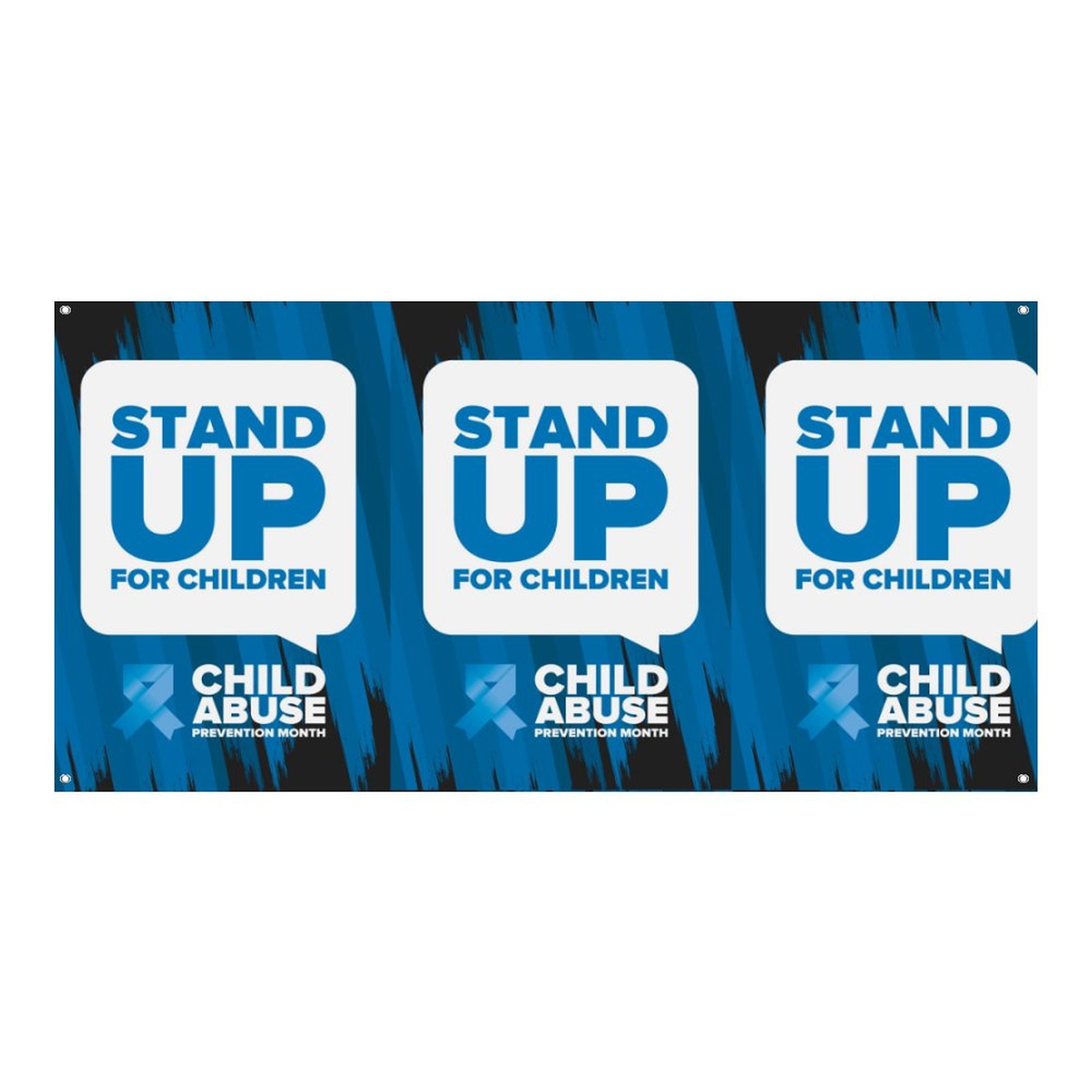 Child Abuse Prevention Awareness Month Banners Flag Hanging Backdrop ...