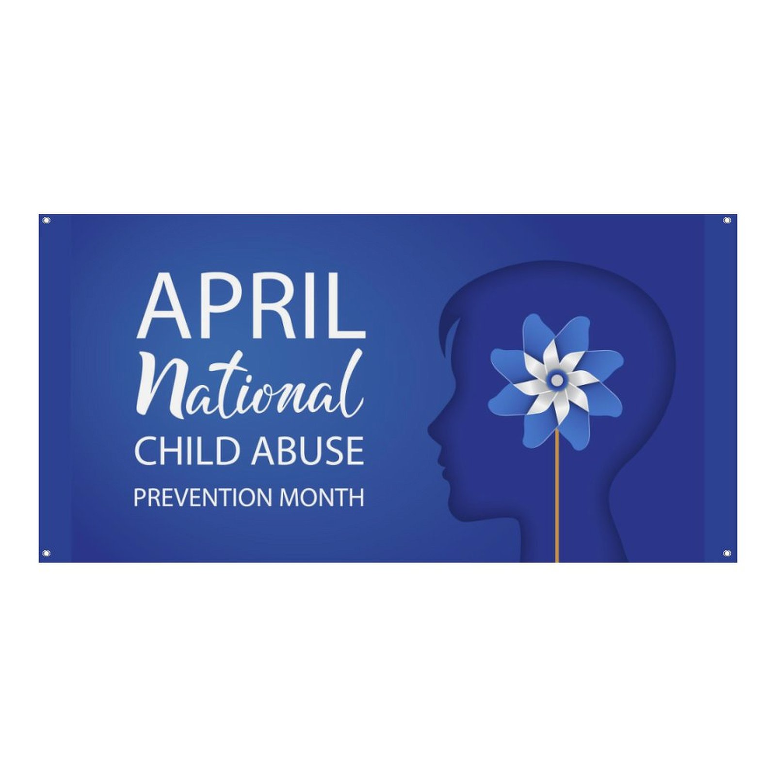 Child Abuse Prevention Awareness Month Banners Flag Hanging Backdrop ...