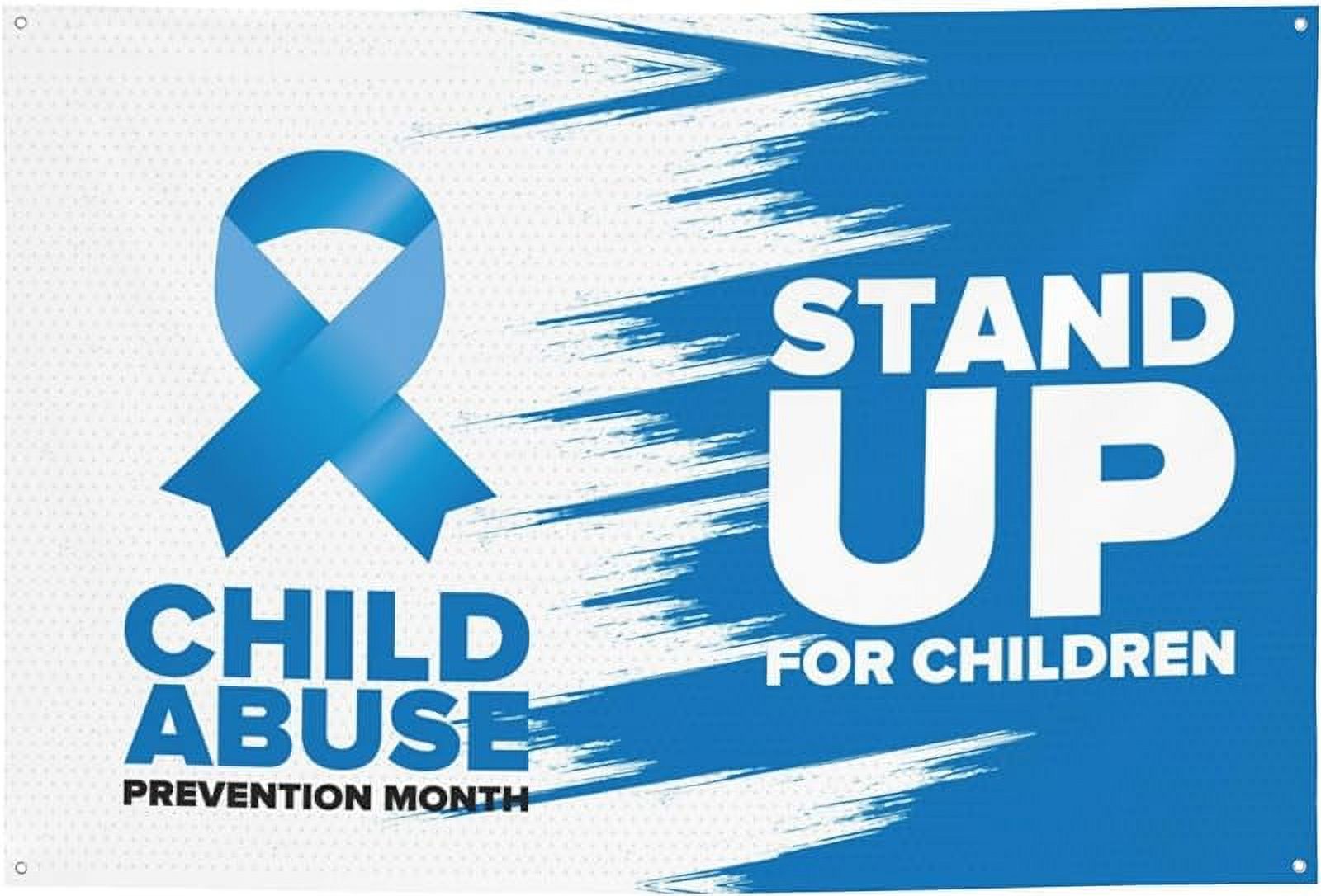 Child Abuse Prevention Awareness Month Blue Ribbon Backdrop Banner ...